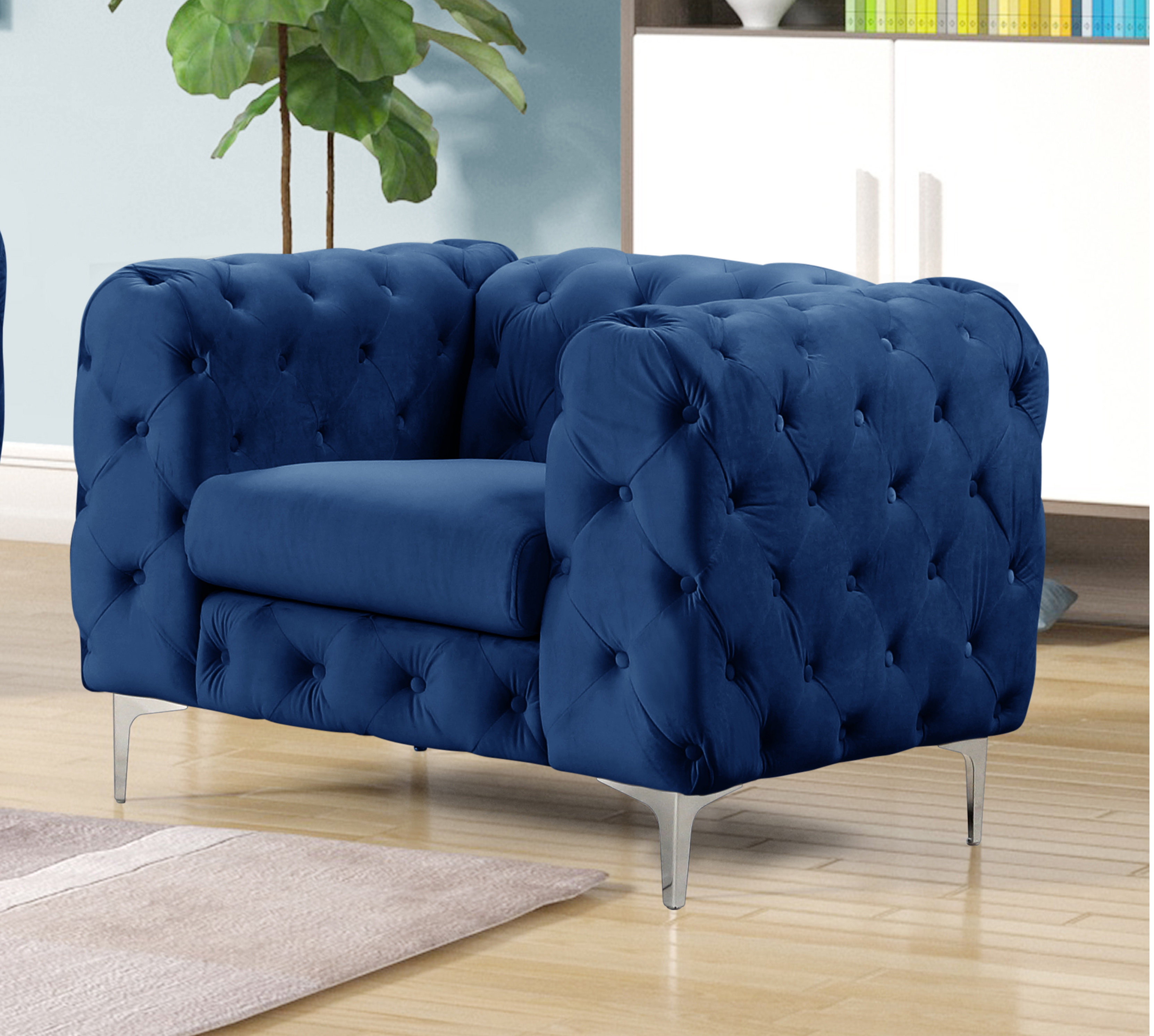Willa Arlo Interiors Graford 104.14Cm Wide Tufted Velvet Armchair Reviews Wayfair